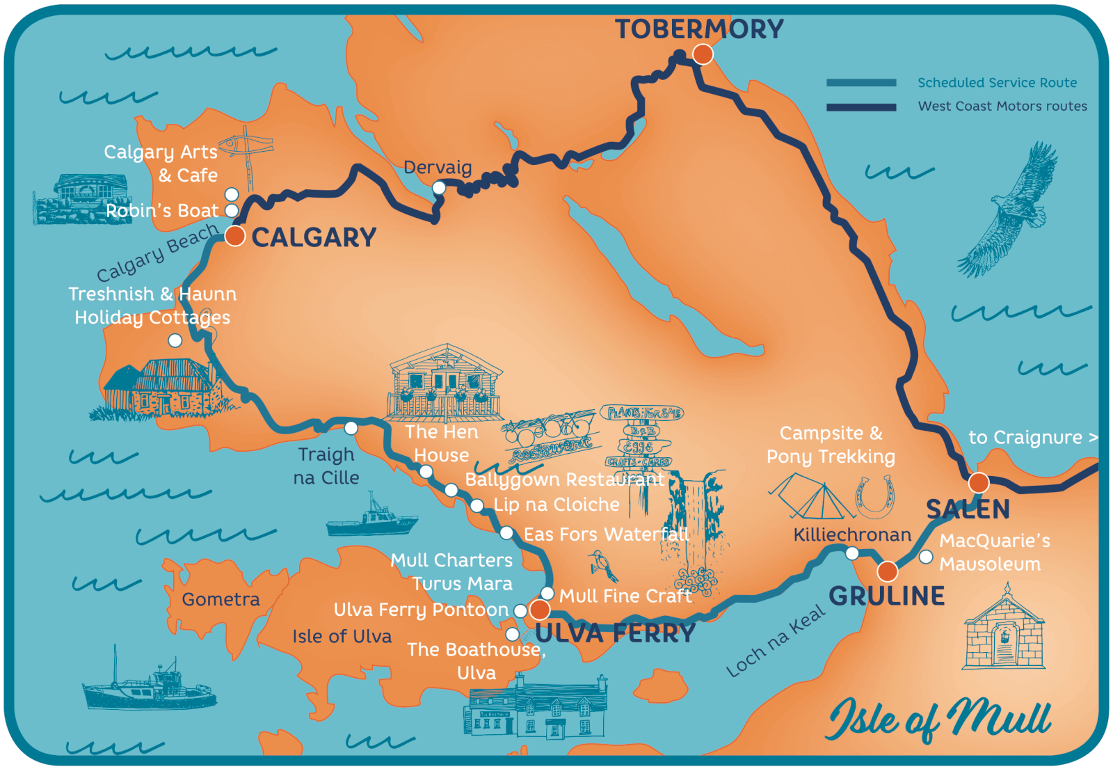 Timetable - Ulva Ferry Community Transport