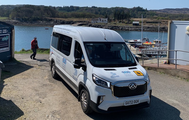 Ulva Ferry Community Transport - Transport for Residents & Visitors